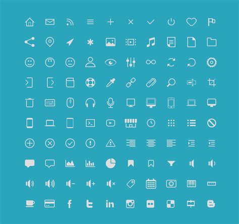 一套超精美的纯css3图标icono jquery之家 自由分享jquery、html5、css3的插件库