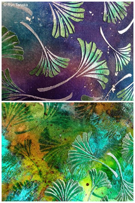 6x9inch Ginkgo Leaf Plastic Stencil For Diy Scrapb Grandado