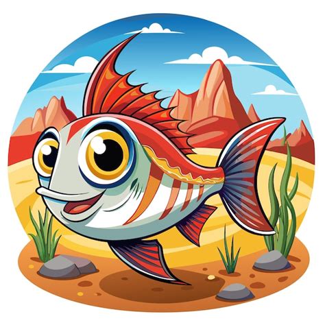 Premium Vector Colossal Squid Satisfied Runs School Vector
