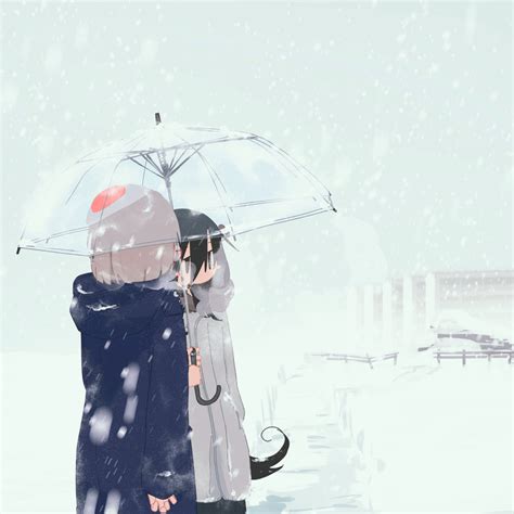 Safebooru 2girls Arm Behind Back Black Eyes Black Hair Blue Coat