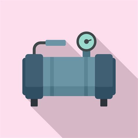 Premium Vector Tool Air Compressor Icon Flat Illustration Of Tool Air