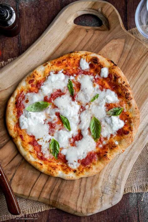 Homemade Margherita Pizza Cooking My Dreams