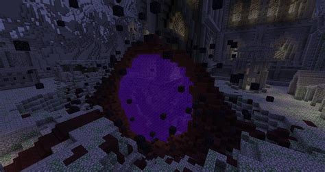 Round Netherportal Minecraft