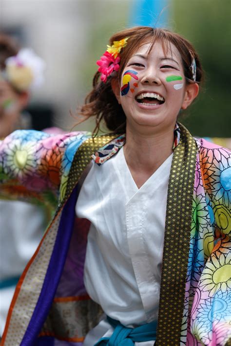 うらじゃ：陽舞笑、5日午後0時30分ころ、野田屋町公園演舞場 Pagetaka