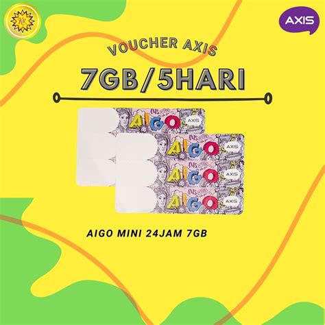 Vc Axis Aigo Mini 10gb 5 Hari Kirana Cellular