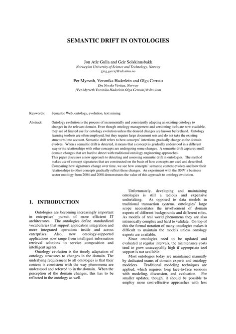 PDF Semantic Drift In Ontologies