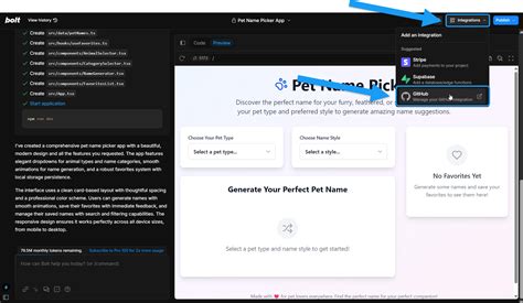 Github For Version Control Bolt