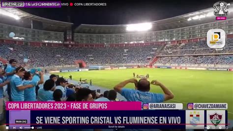Sporting Cristal Vs Fluminense Cristal Fluminense En Vivo By