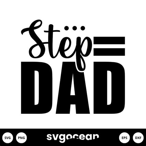 Step Dad Svg Vector For Instant Download Svg Ocean — Svgocean