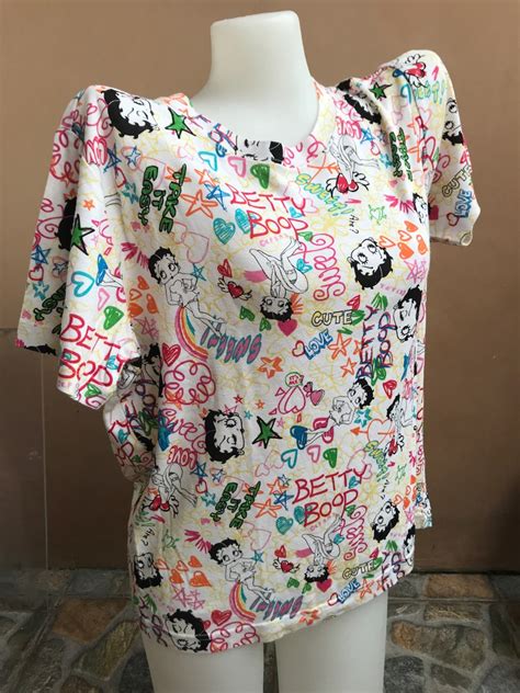 Vintage Betty Boop Shirt Womens Fashion Tops Blouses On Carousell