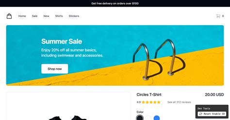 Shirt Shop — Feature Flags Using Next Js