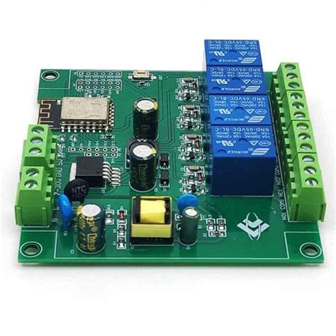 AC90 250V ESP8266 Wireless WIFI Relay Module 4 Channel ESP 12F Wifi
