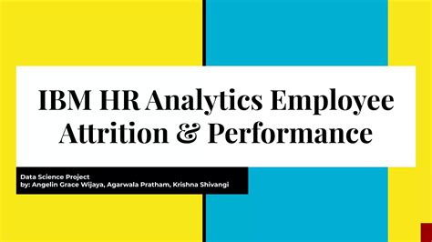 Ibm Hr Analytics Employee Attrition And Performance Ppt