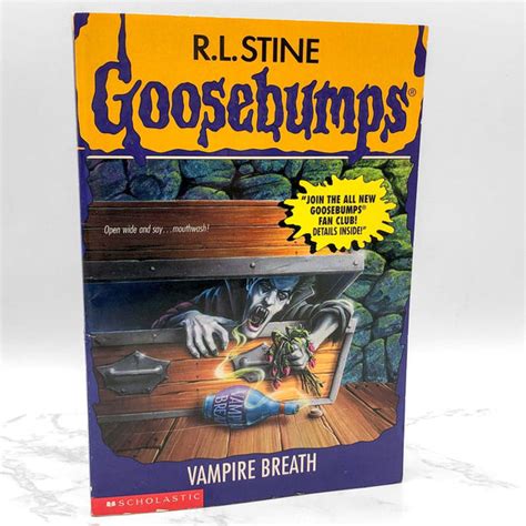Vampire Breath By Rl Stine First Edition Paperback • 1996 • Gooseb