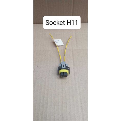 Jual Socket Bohlam H11 Soket Lampu Foglamp Kabut Mobil H11 H16 H8