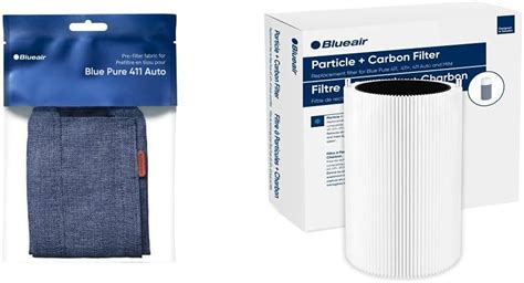 Blueair Blue Pure 411 Auto Navy Pre Filter And Blue Pure 411