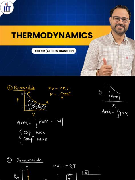 Thermodynamics 1 L 09 Class Notes Isothermal Isobaric Isochoric