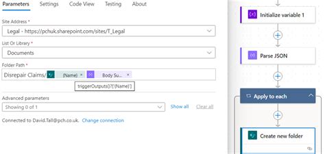 sharepoint online create subfolders when a new folder is created
