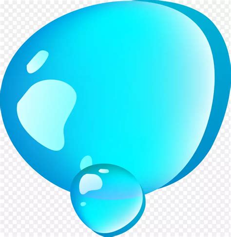 蓝色卡通水滴PNG图片素材下载 图片编号dyjrevxy 免抠素材网
