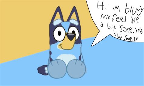 Bluey Feet By Clebchrome On Deviantart
