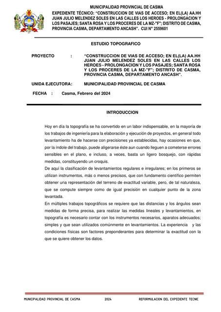 Informe Topográfico Farid Kisey Udocz