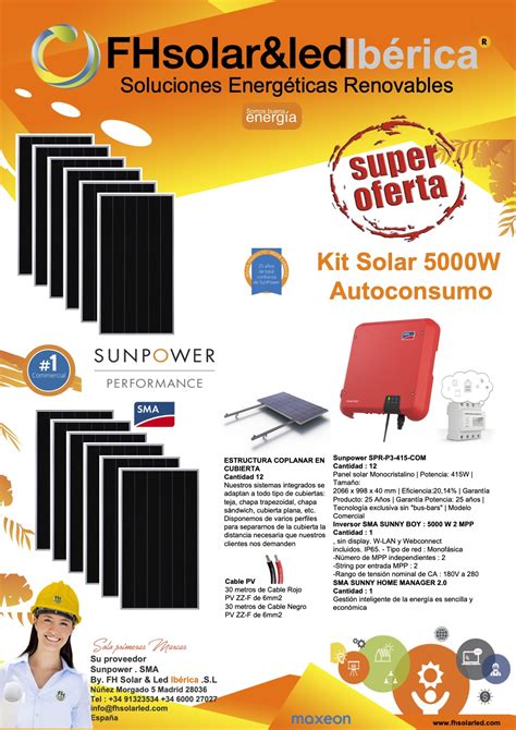 Kit Solar FH SOLAR LED IBÉRICA