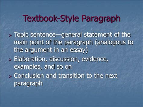 Ppt Constructing Paragraphs And Using Evidence Powerpoint Presentation Id6117356