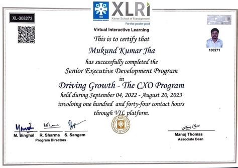 mukund kumar jha on linkedin cxoprogram xlrijamshedpur 32 comments