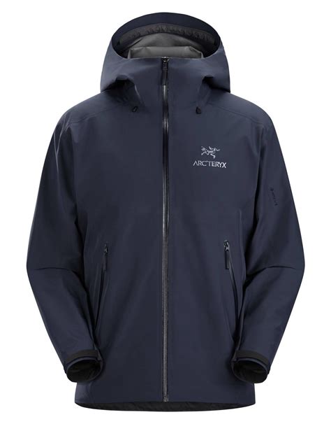Arc Teryx Beta Lt Jacket Men S Black Sapphire Walking Jackets Snowleader