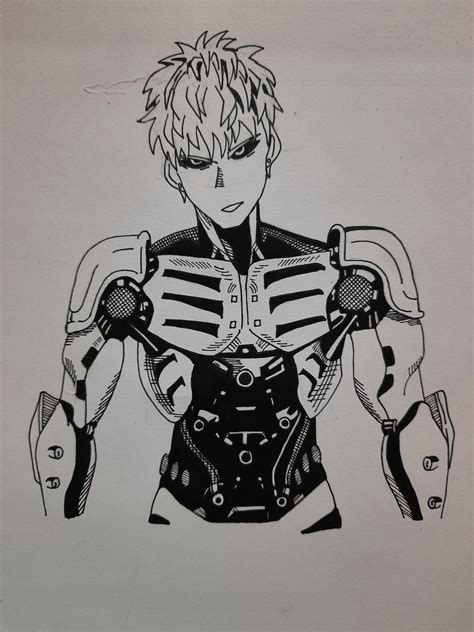 Genos From One Punch Man Im Very New To This R Animeart