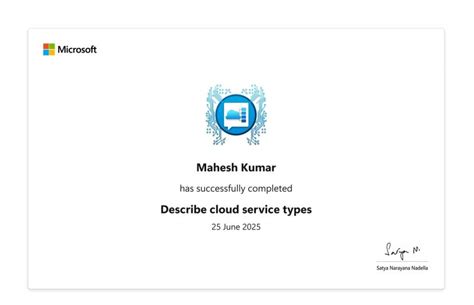 Recently Certified As A Microsoft Azure Professional I Possess A Strong Foundational Knowledge