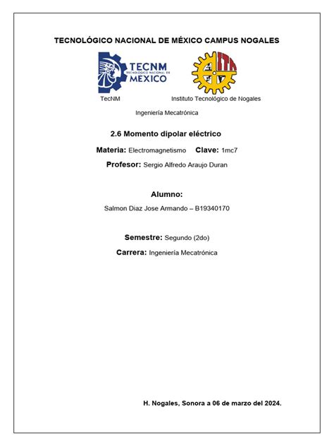 26 Momento Dipolar Electrico Pdf