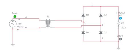 Full Wave Rectifier Circuit Diagram Multisim Circuit Diagram