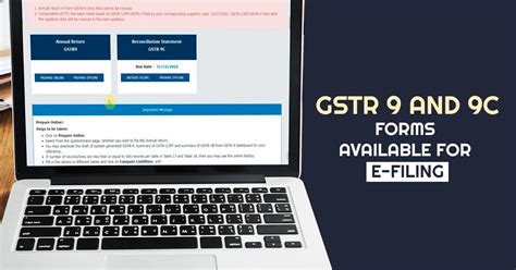CBIC Enables Annual Filing Via GSTR 9 9C For FY 2021 22