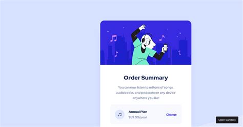 Mrkako55555order Summary Component Codesandbox
