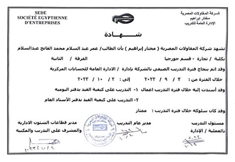 Omar Abdelsalam On Linkedin Internship2023 Sede Training