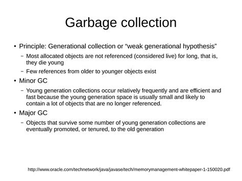 Quick Introduction To Java Garbage Collector Jvm Gc Ppt