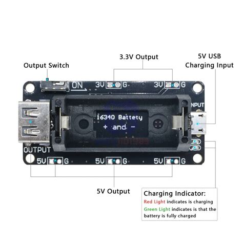 16340 Battery Shield Thinkrobotics