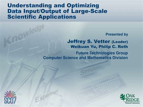Ppt Understanding And Optimizing Data Inputoutput Of Large Scale Scientific Applications