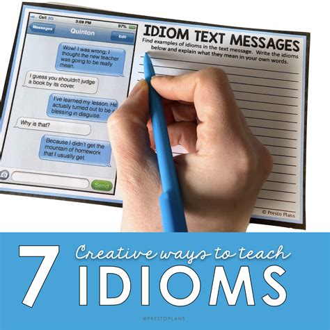 Idioms Daily Routine Clipart