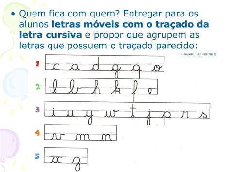 Da Letra de Imprensa à Letra Cursiva Atividades de Caligrafia