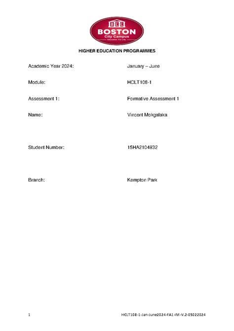 Advance Computer Assignmenyt 2024 Higher Education Programmes