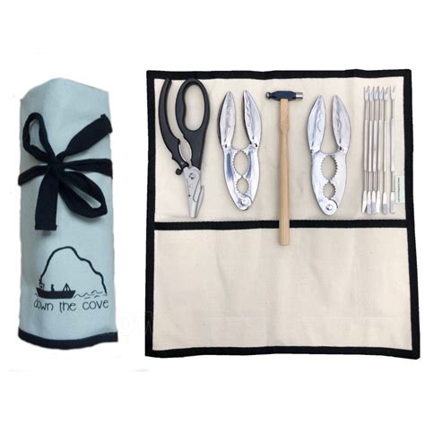 Deluxe Shellfish Tool Kit With Oyster Shuck Down The Cove