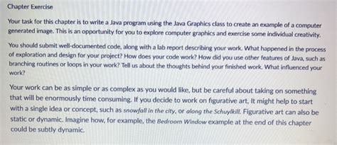 Solved Chapter Exercise Your Task For This Chapter Is To Chegg