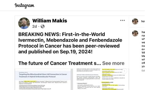 Lack Of Evidence For Cancer Treatment Protocol That Recommends