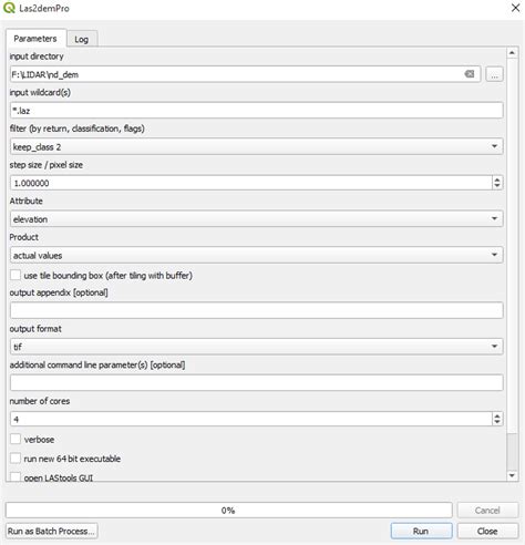 LiDAR Data Processing With LAStools And QGIS