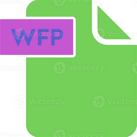 Wfp File Format Icon Rounded Shapes And Spacing 57912835 Png