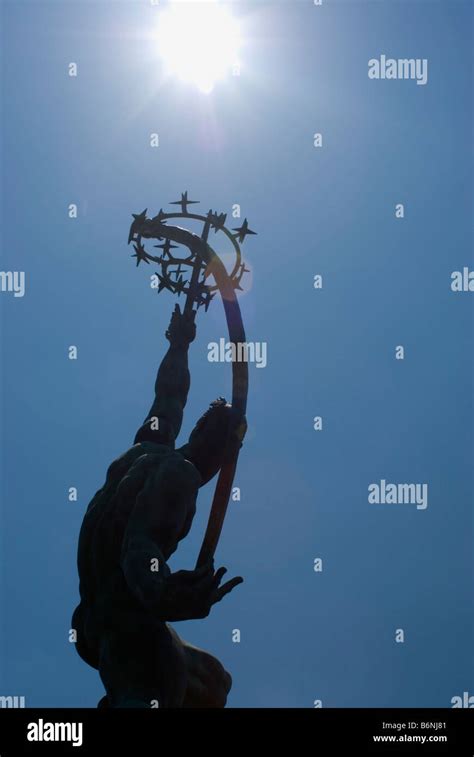 The Rocket Thrower A Sculpture By Donald De Leu Commissioned For The