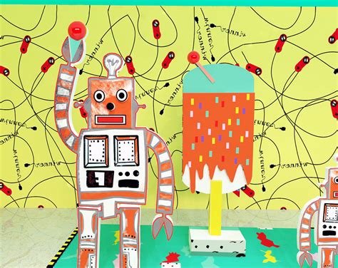 Robot Loves Ice Cream Behance