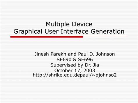 Ppt Multiple Device Graphical User Interface Generation Powerpoint Presentation Id9724294